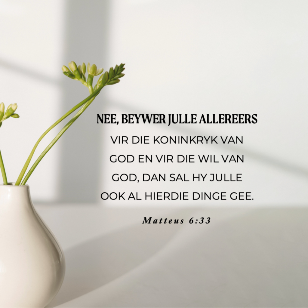 Soek eers die Koninkryk van God - LGG Afrikaans